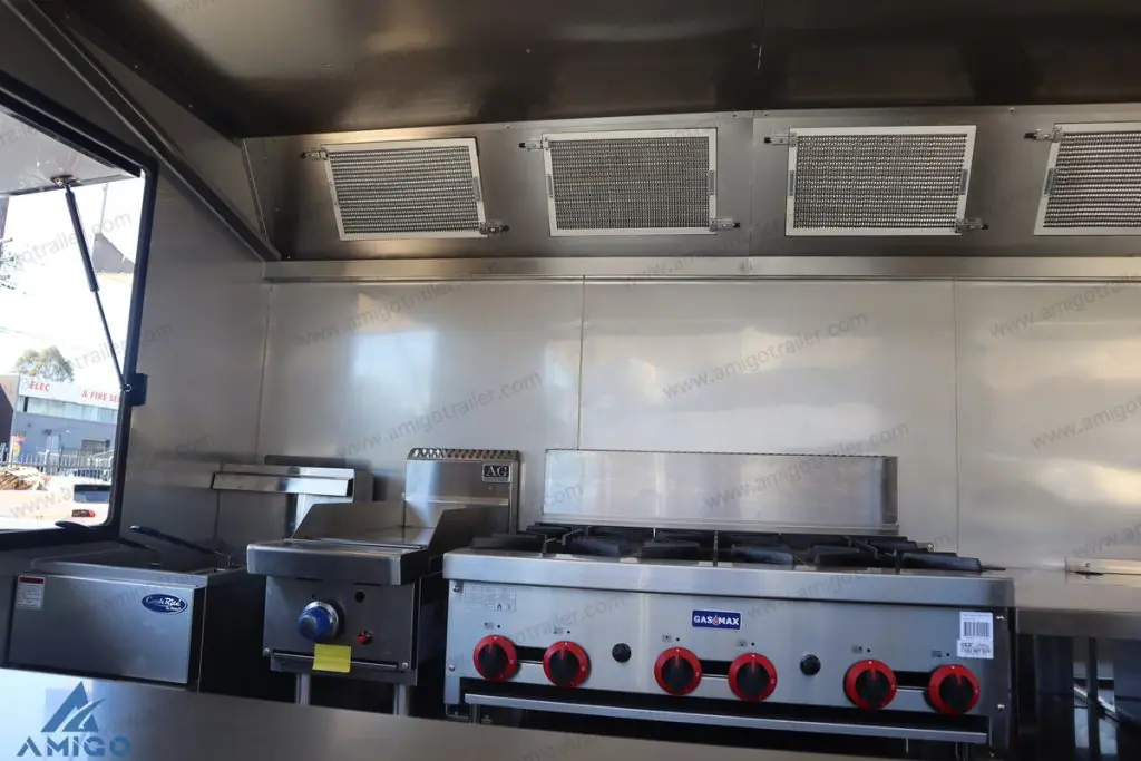 5m fryer/1B griddle/6B stove - Sydney Food Trailers