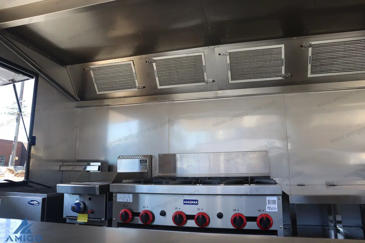 5m fryer/1B griddle/6B stove - Sydney Food Trailers